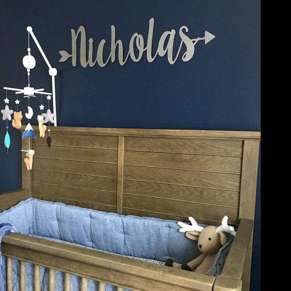 Kids Name Cut-out Sign With Arrow - Etsy