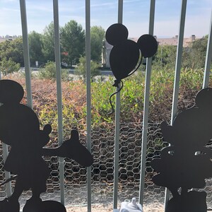 Metal Art 16 Gauge Steel in Black Mickey and Minnie Disney - Etsy