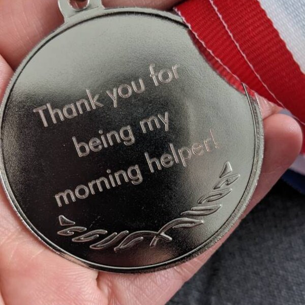 Personalised Medal Any Sport/occasion, Gold Medal Silver Bronze, Metal ...