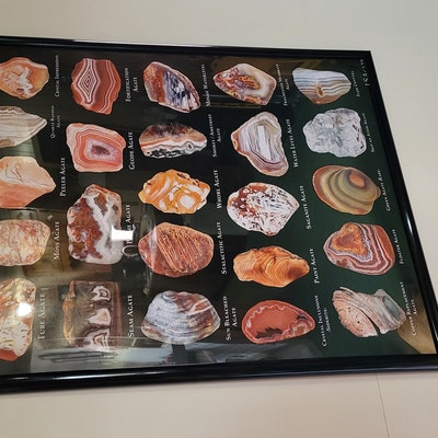 Lake Superior Agates Educational I.D Poster Lake Superior Agates of ...