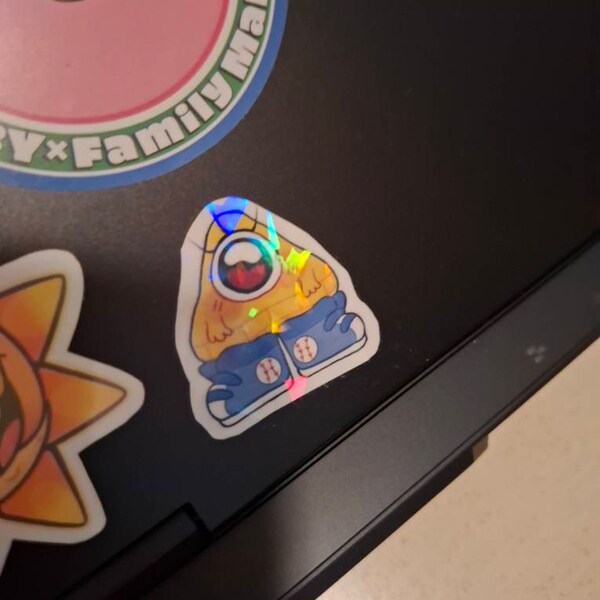 Baby Bill Cipher Holographic Sticker || Gravity Falls Book of Bill - Etsy