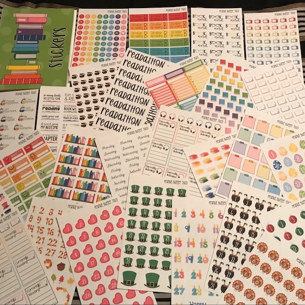 Tiny Rainbow Date Stickers - Small Number Planner Stickers - Calendar ...