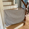 Hooks-included Fabric Baby Gate / Fabric Baby Gate, Custom Fabric Gate ...