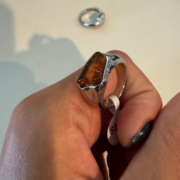 Minimalist Dome Ring, Unique Gold Chunky Statement Ring for Women, Gold Filled Dome Ring ...