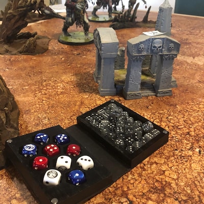 Dice Holder and Dice Roller Scroll in Wood and Leather for - Etsy