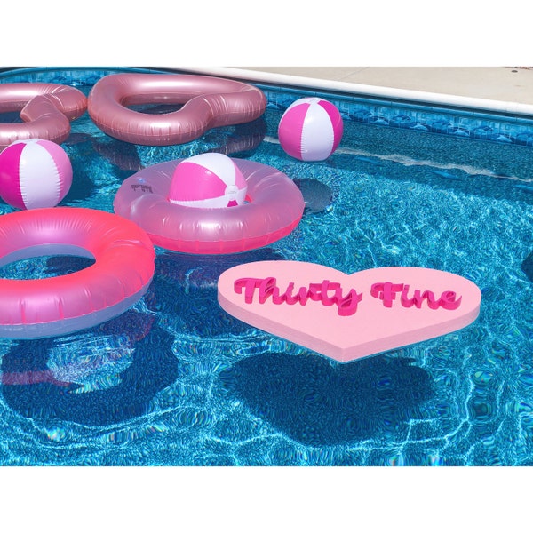 Fun Custom Pool Float for Wedding, Engagement, Birthday - Pick Your ...