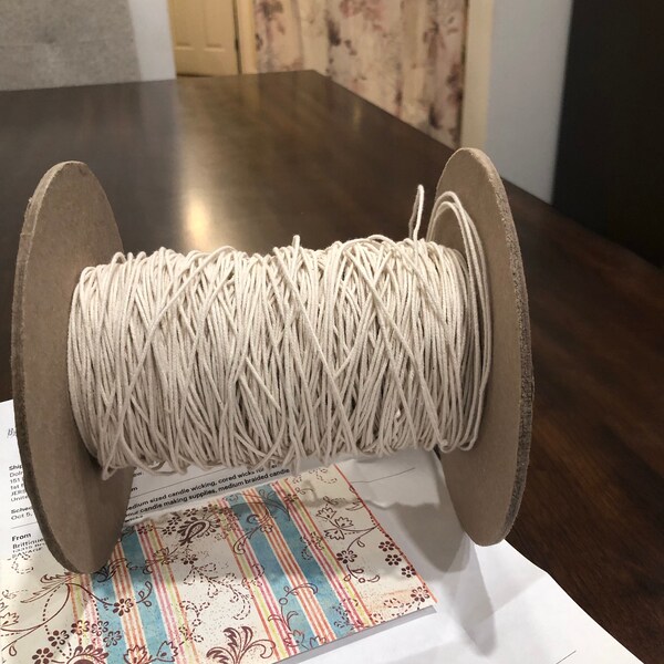 Medium Sized Candle Wicking, Cored Wicks for Melt and Pour Candle ...