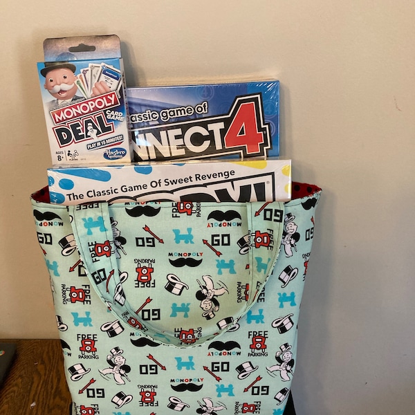 Monopoly Fabric, Cotton Fabric, Fat Quarter, by the Yard, Quilting ...