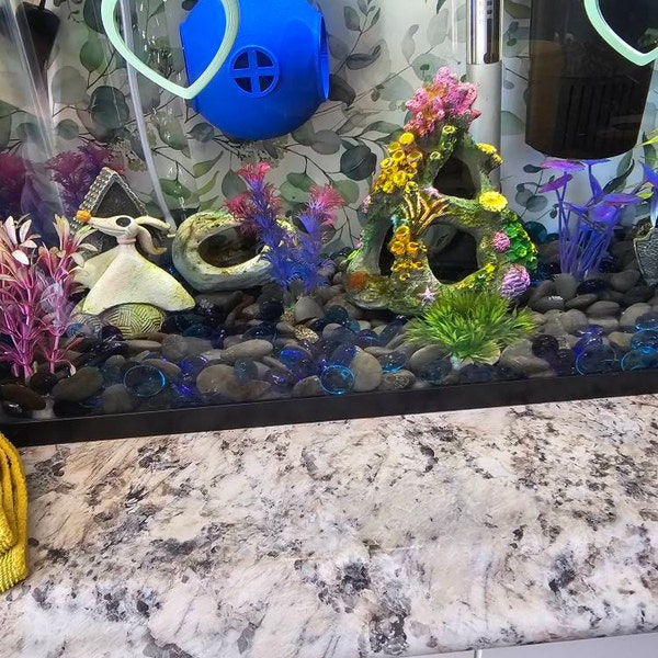 Mushroom Cave Aquarium Ornament, Customizable Fish & Shrimp Tank Decor ...