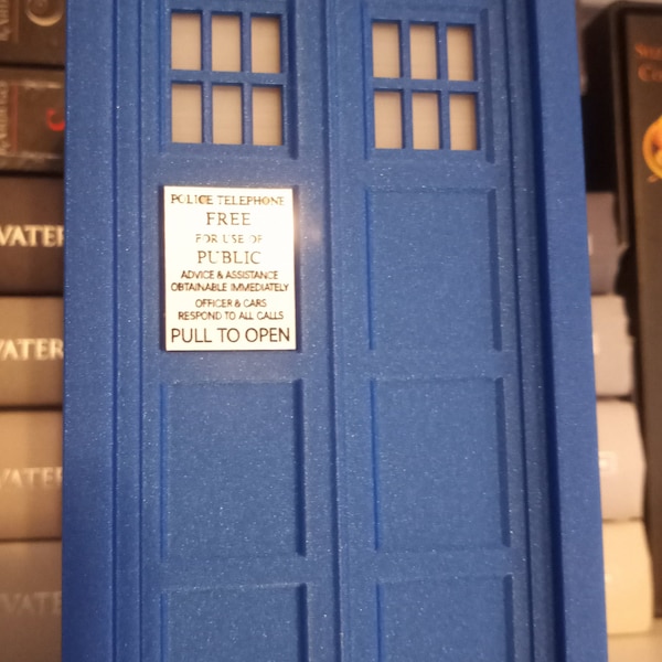 Doctor Who TARDIS, Police Box Pencil Box/desktop Organizer - Etsy UK