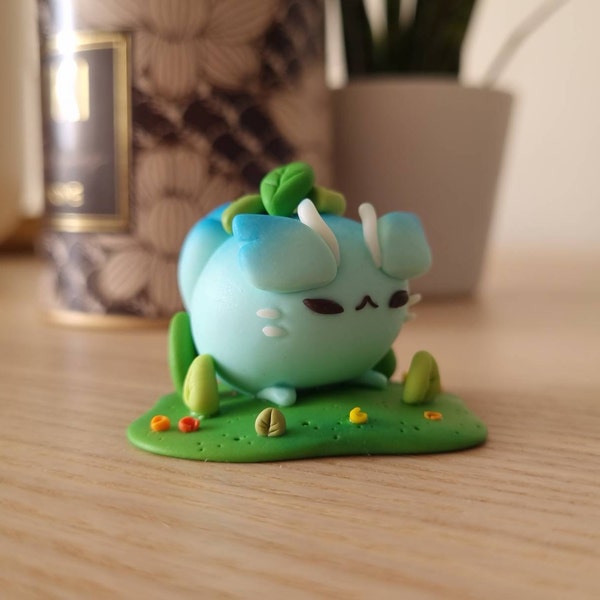 Small Fish Figurine in Polymer Clay - Quartz Effect Fimo, Collectible ...