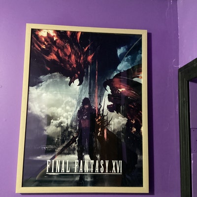 Final Fantasy XVI 16 Poster Official Key Art Unframed Version High ...