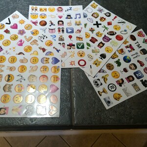 IPhone Emoji Sticker Pack 1750 Die Cut Emoji Stickers. From the iPhone ...