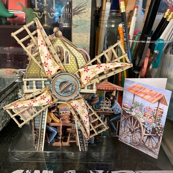 3D Pop up Card: the Puppet Theater 3D027 - Etsy