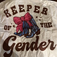 Bull or Heifer Keeper of the Gender Shirt, Rodeo Gender Reveal T-shirt ...