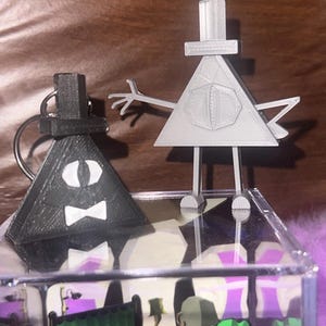Mini Bill Cipher Statue - Cipher Hunt Statue - Gravity Falls Inspired ...