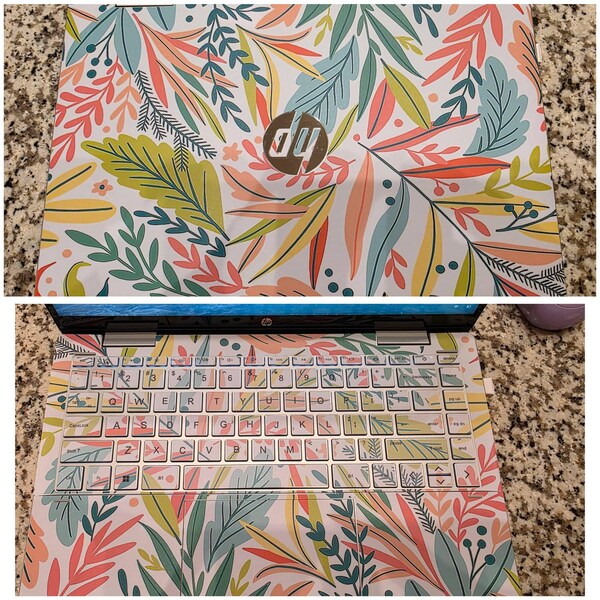 Hp Laptop Custom Skins Pre-cut Personalized Gift Abstract Oil Painting ...