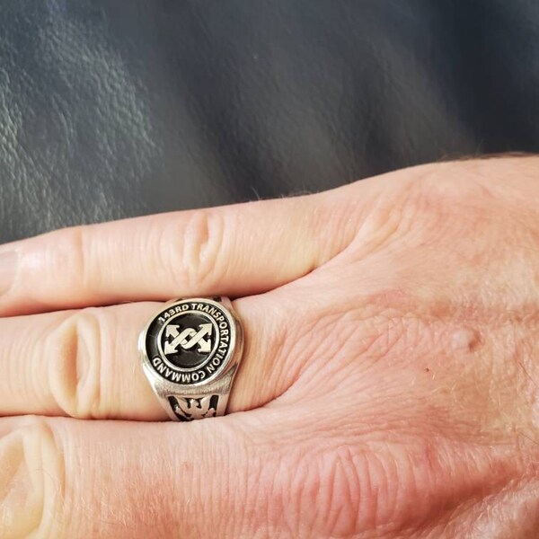 16TH Military Police Brigade Insignia Ring MP Service Ring Military ...