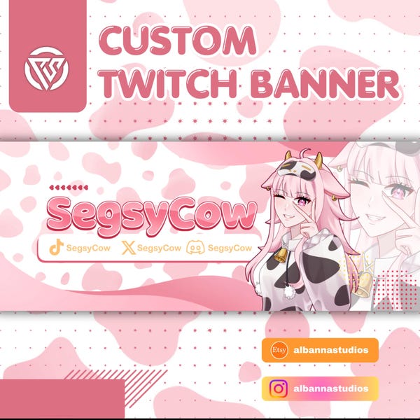Custom Twitch Banner | Discord Banner | Twitch Banner | Header ...