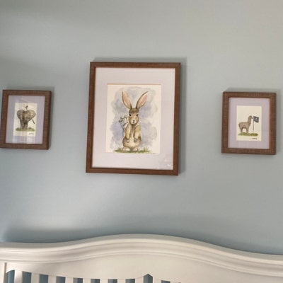 Elephant Playing Golf Watercolor Wall Art, Wall Decor, Nursery Art ...