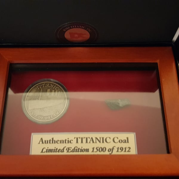 Titanic Limited Edition Authentic Coal and Coin Set - Etsy