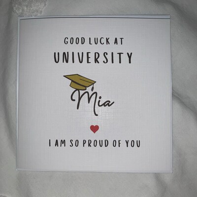 Going to University Card, Good Luck at University Card, off to Uni Card ...