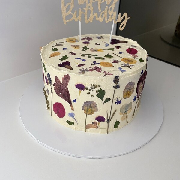 85pc Edible Flowers, Edible Cake Decorations, Edible Dried Flowers for ...