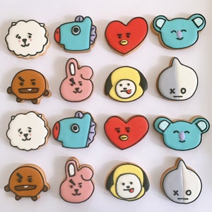 BTS Cookie Cutter Set - Etsy