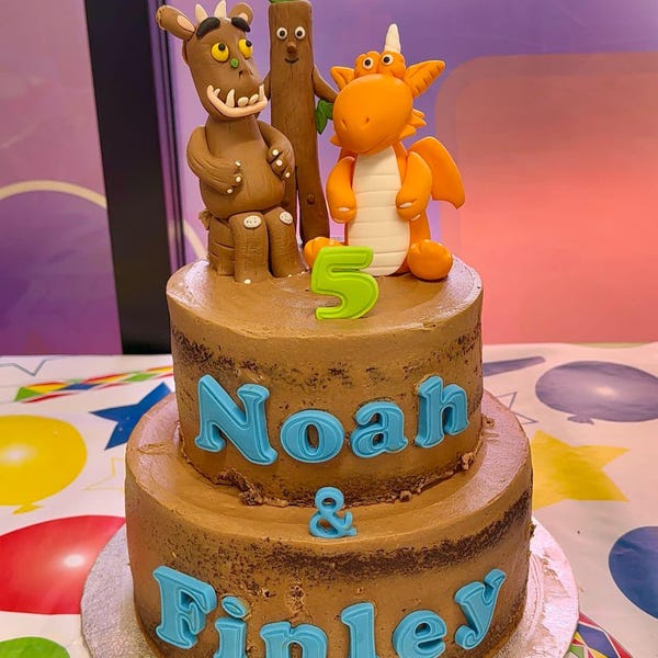 Dinosaur Friends (2D) Fondant Cake Toppers - Etsy UK