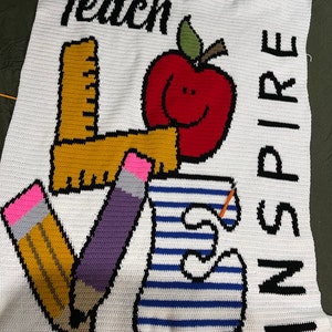 Kneeling Soldier American Flag Pattern Graph With Single Crochet ...