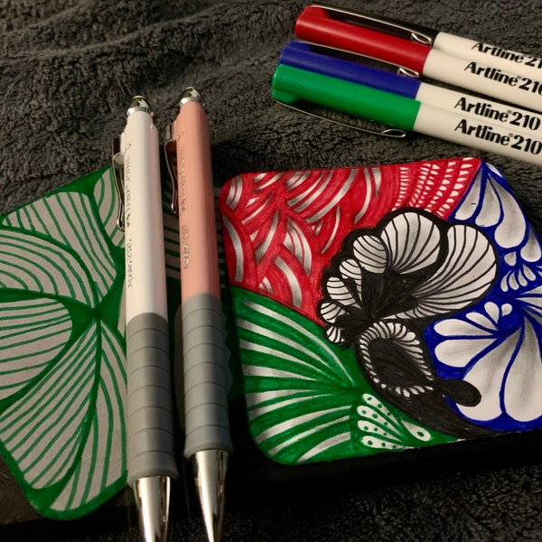 12 Artline 210 Fineliner Black Color Pen 0.6mm EK-210 Medium Art Craft ...