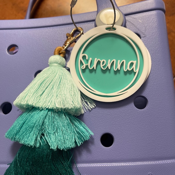 Backpack Name Tag, Kids Back Pack Tag, Personalized Backpack Tag, Bogg ...
