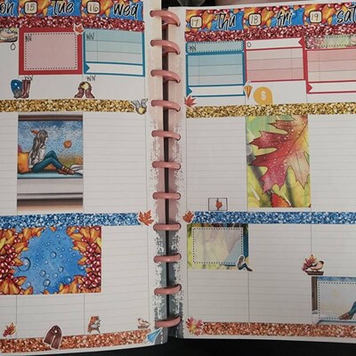 Flip Note Date Calendar Planner Stickers Date Covers - Etsy