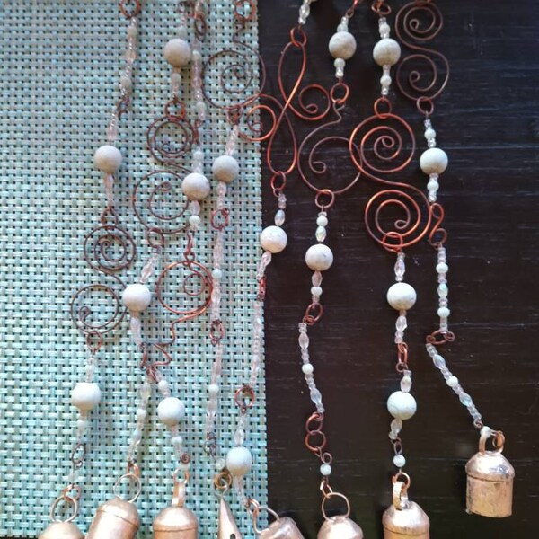 SPIRIT BELLS-5 Various Shapes in Gold-recycled Iron Sheet Metal Bells ...