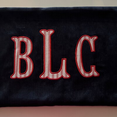 Machine Embroidery Design Fishtail Monogram Applique Font INSTANT ...