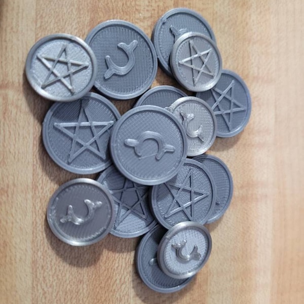 The Binding of Isaac Four Souls NICKEL and DIME TOKENS - Etsy