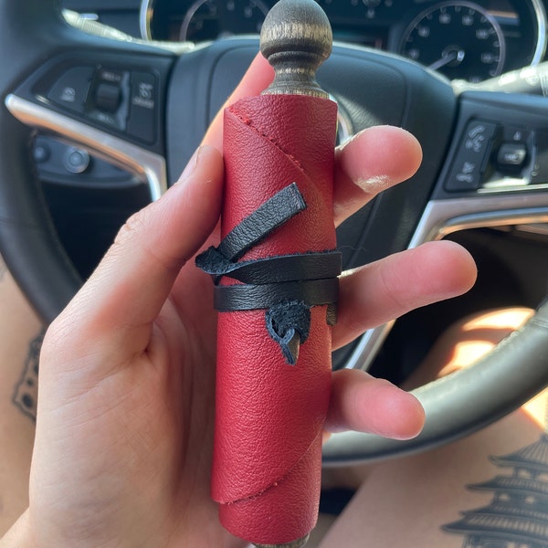 Leather Mini Pocket Scroll Parchment COLORS - Etsy