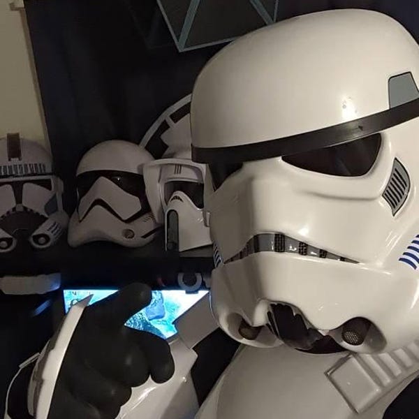 Stormtrooper Gloves & Plastic Hand Guards. - Etsy