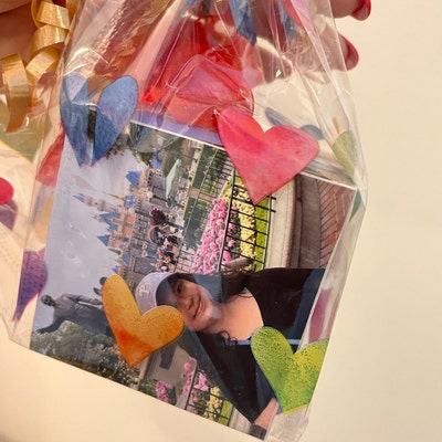 Personalized ANGLED Cube Ornament Keepsake Gift Family, Friends ...