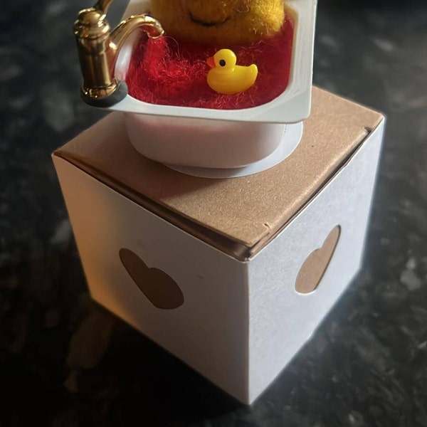 9 Cute Cuddly Chicken Nuggets in Box Felted One of a Kind Chicken ...