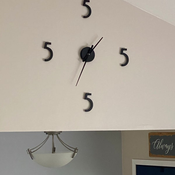 Art Deco, Narrow Modern House Numbers & Letters, Home Address, Mailbox ...