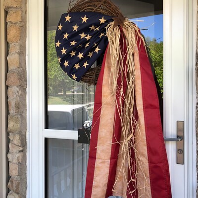 American Flag Ladder 4 Foot Tall - Etsy