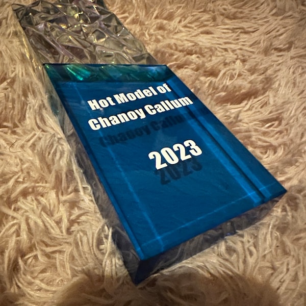 Personalized Trophy Award, Engraved Crystal Trophy, Customize Corporate ...