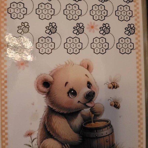 Honey Bear Savings Challenge and Cash Envelope - Etsy