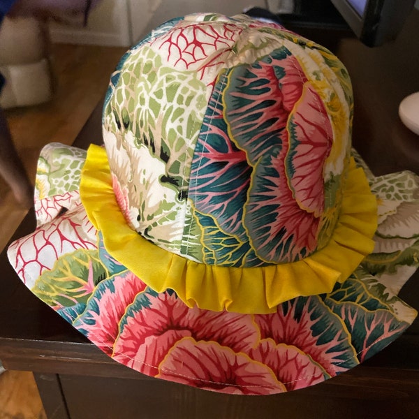 Sun Hat Pattern, PDF Sewing Pattern, Beach Hat Pattern, Child Hat ...