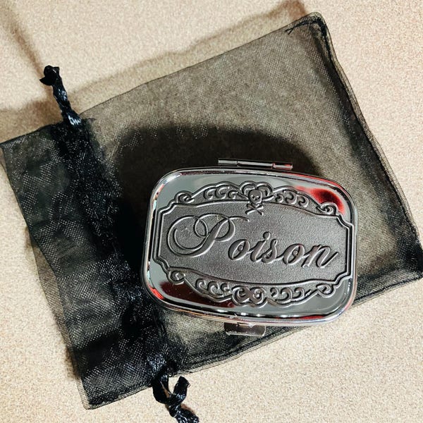 Poison Victorian Pill Box Goth Witchy - Etsy