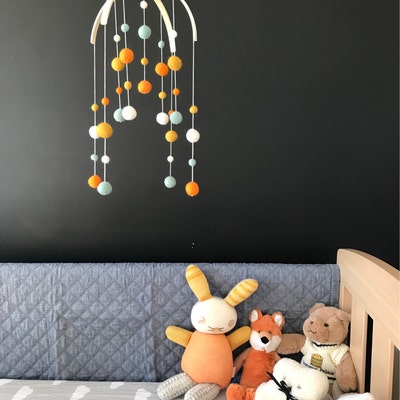 CUSTOM Made Felt Baby Mobile Standard Double Arch Design Your Own Baby ...