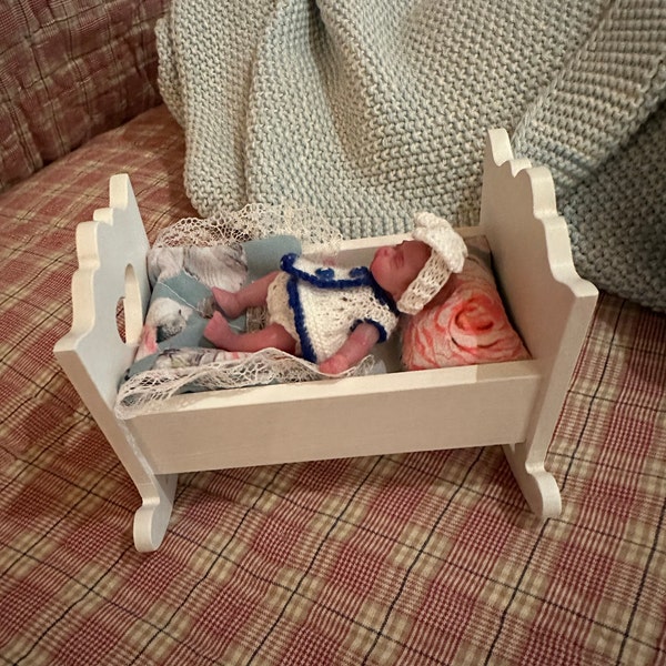 Bed for 12 Inch Doll / 1:6 Scale Bed/ Modern Bed - Etsy