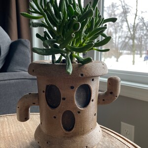 3D Printed Hand-painted Gyroid Lloid Succulent Planter Vase | Etsy