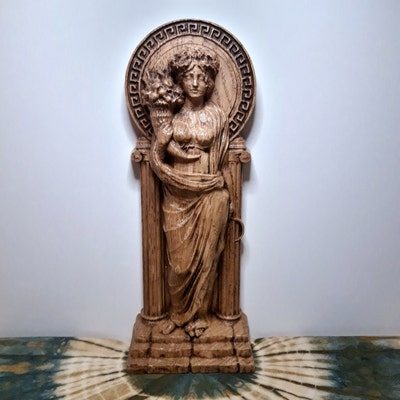 Demeter Statue, Figurine, Greek Goddess of Fertiliti , Pagan Goddess ...